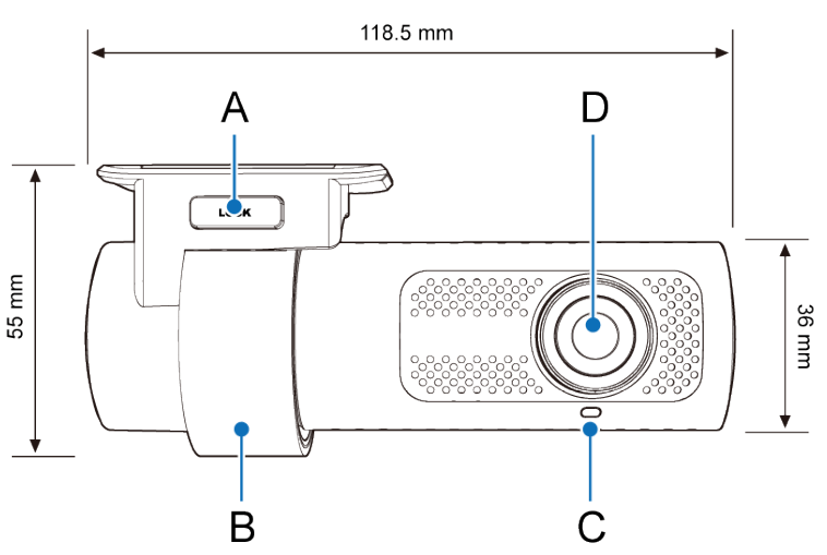At a glance – DR970X – BlackVue Product Manuals