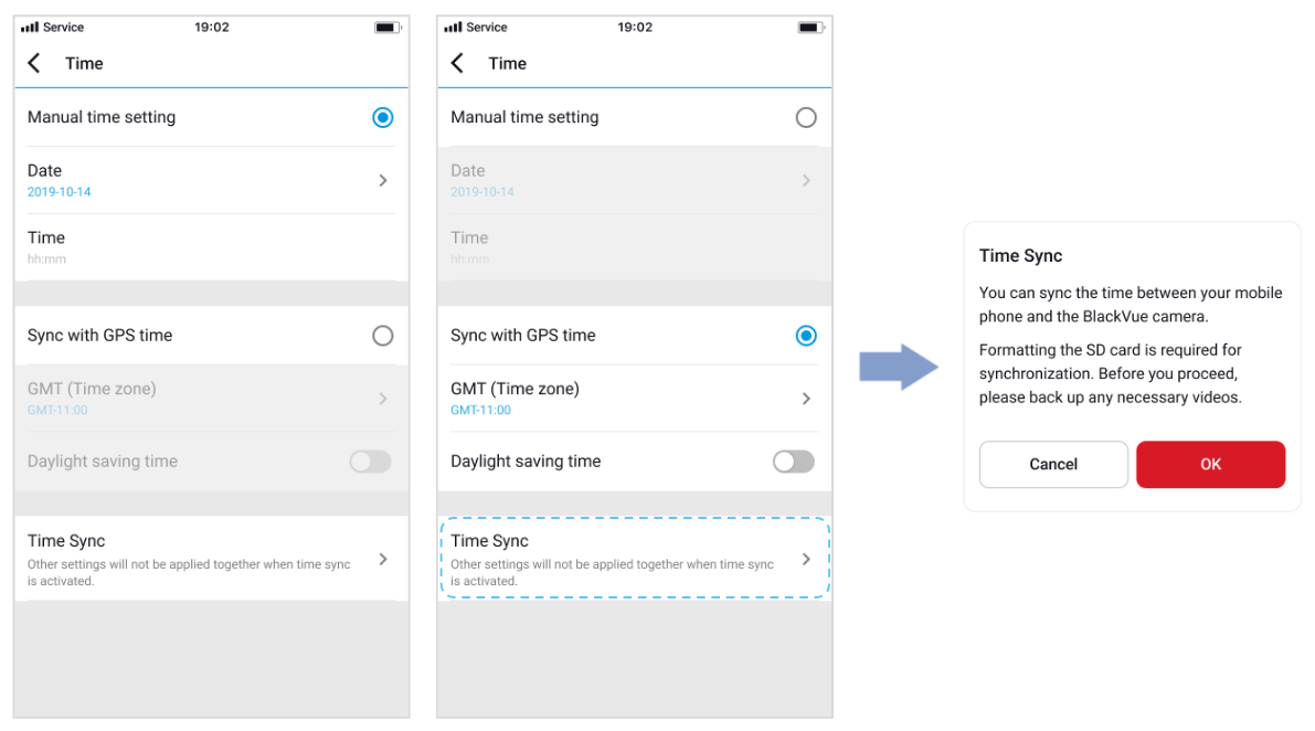 Changing settings using your smartphone (Android/iOS) – DR590X Plus ...